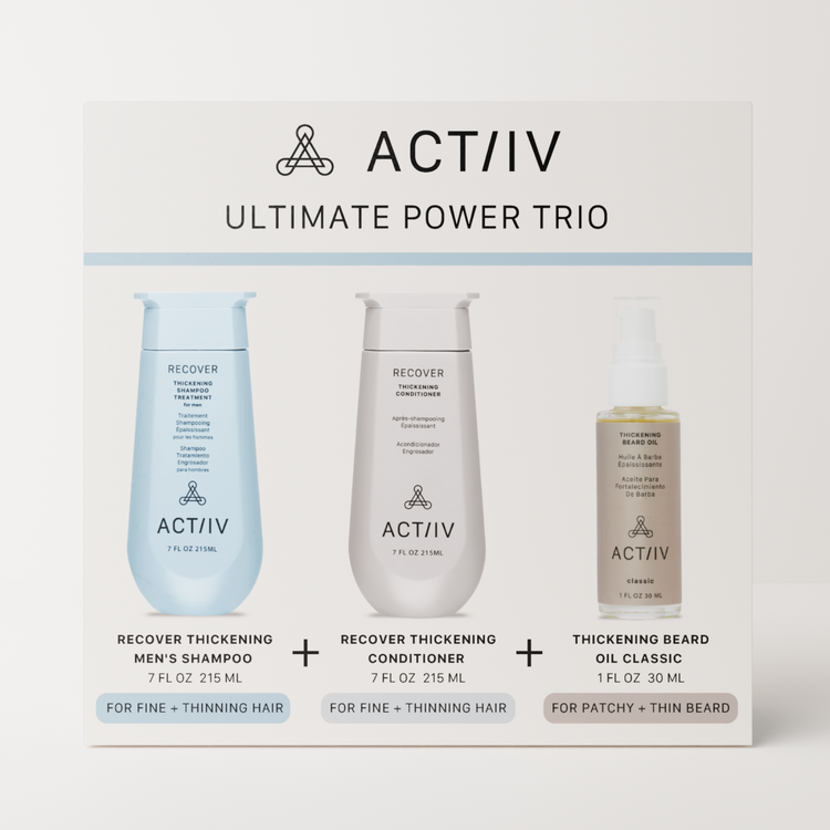 Recover Trio For Men - Actiiv Hair Science